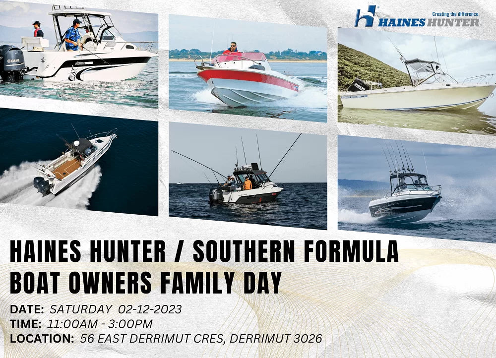 HAINES HUNTER / SOUTHERN FORMULA BOAT OWNERS FAMILY DAY – The Marine Centre