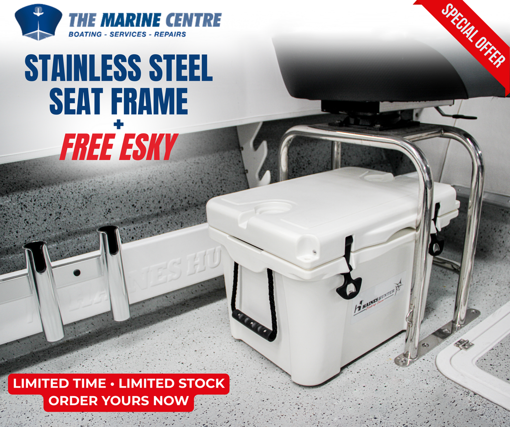 Stainless Steel Boat Seat Frames (Small/Large) – FREE Esky – The Marine ...