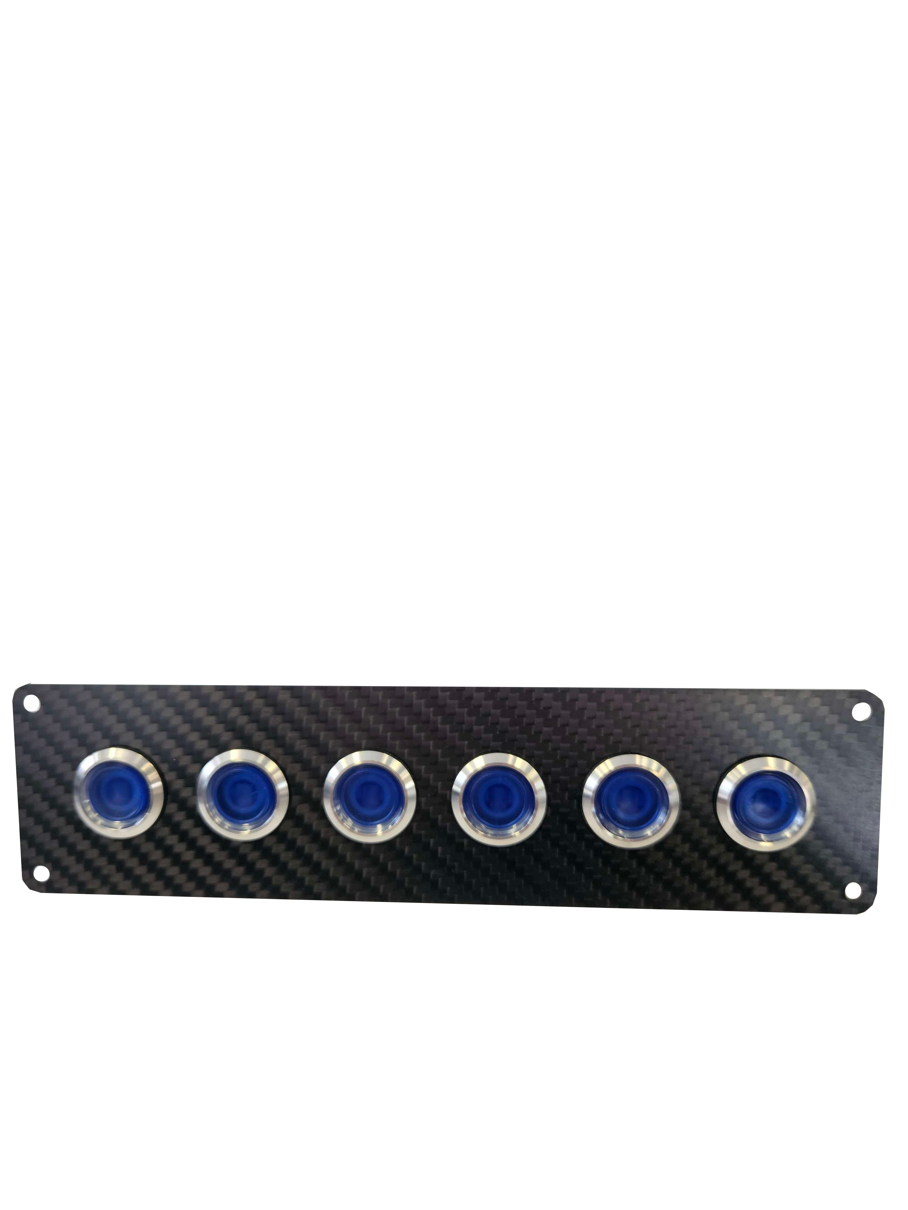 Elite Series Backlit Blue light 6 Gang push button – The Marine Centre