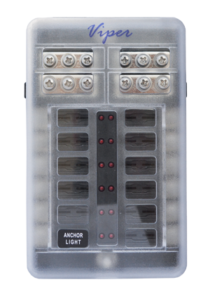Marine Fuse Block Blue Sea 5023 ST Blade Battery Terminal Mount Fuse